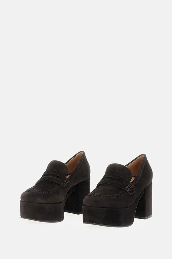 GIANVITO ROSSI Jenna Suede Moccasins