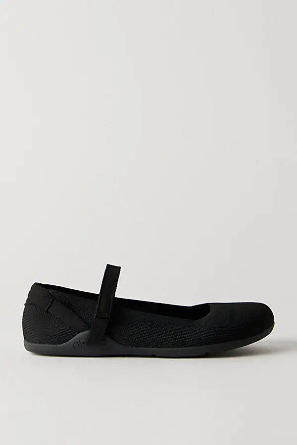 XERO SHOES Cassie Knit Mary Jane Flats - Black