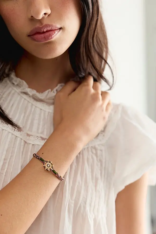 Marie Laure Chamorel N° 940 Bracelet - Gold/khaki