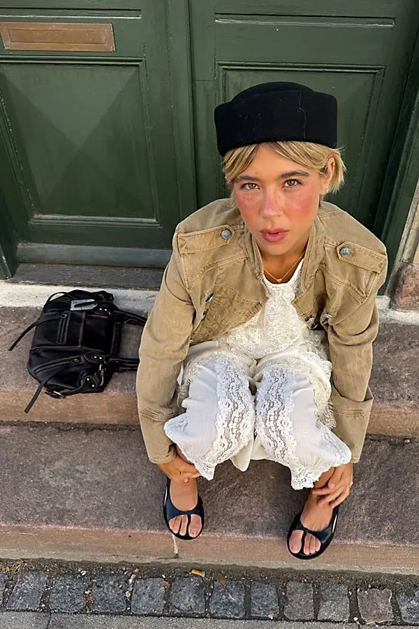 Free People Prim Pillbox Hat