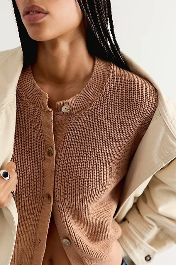 Free People Vienna Knit Cardigan