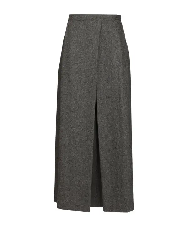 Emporio Armani Mid-length Pleated Skirt - Grey