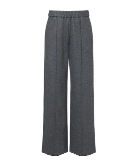 JIL SANDER Wool Wide-leg Pants - Grey