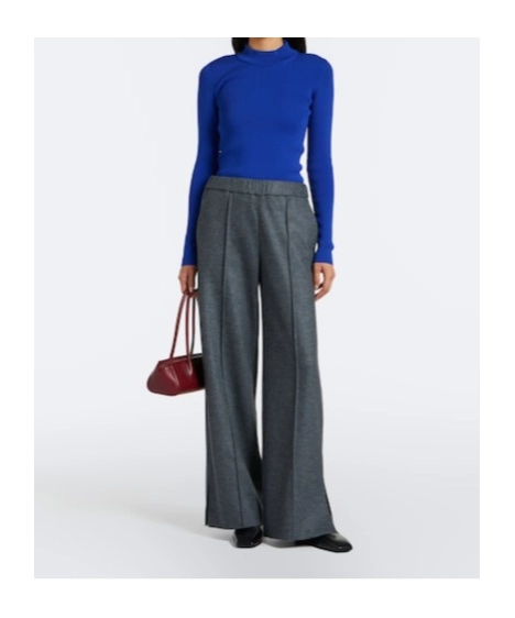 JIL SANDER Wool Wide-leg Pants