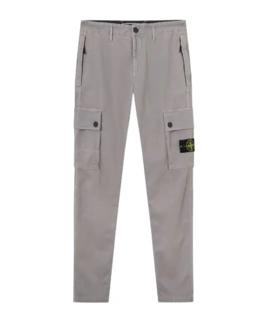 Stone Island Logo Patch Cargo Trousers