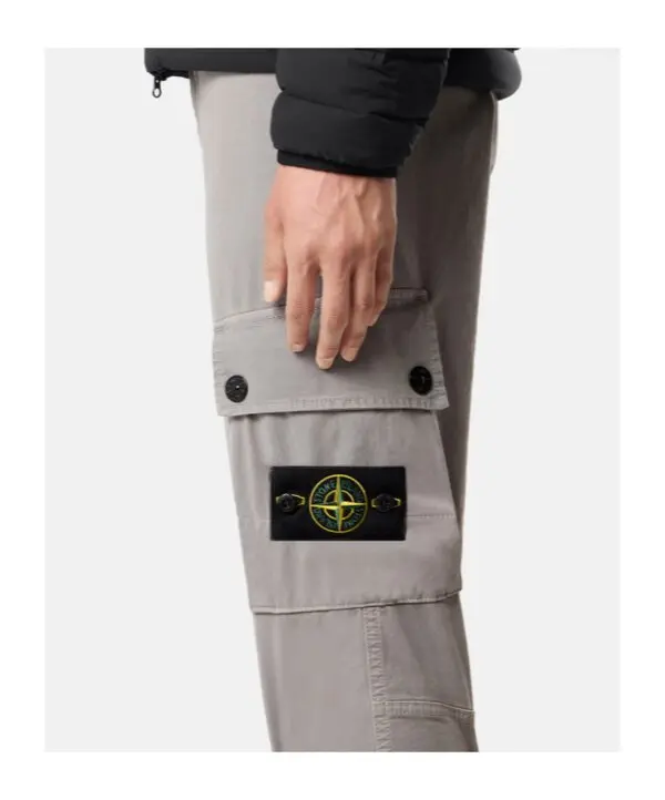 Stone Island Logo Patch Cargo Trousers