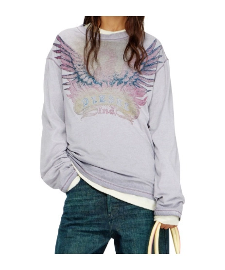 DIESEL® Long-sleeve Graphic T-shirt