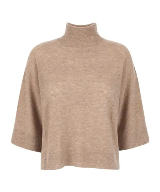 Fabiana Filippi Turtleneck Sweater - Nude