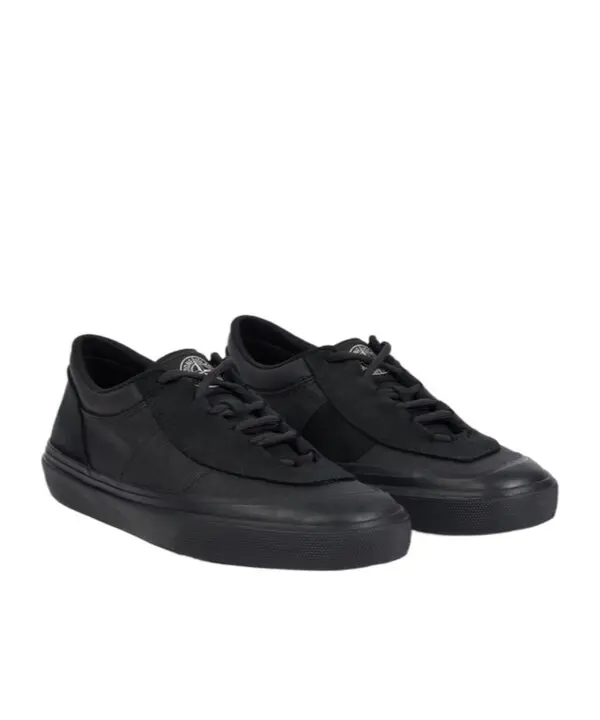 Stone Island Low-top Trainers With Compass Logo Patch
