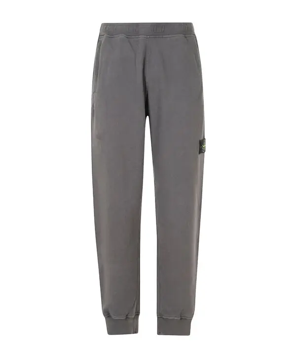 Stone Island Elastic-waist Athletic Pants - Leaden