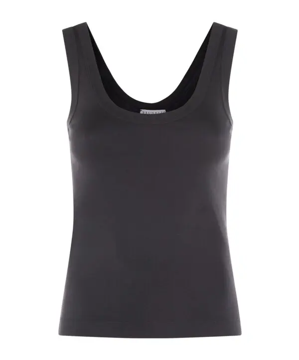 Brunello Cucinelli Sleeveless Vest - Black