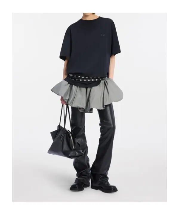 Attico Oversized Asymmetric T-shirt