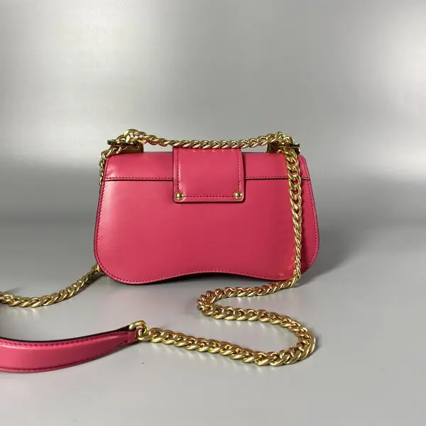 Prada Logo Shoulder Bag - Pink