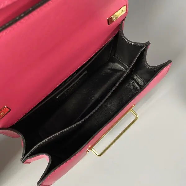 Prada Logo Shoulder Bag - Pink