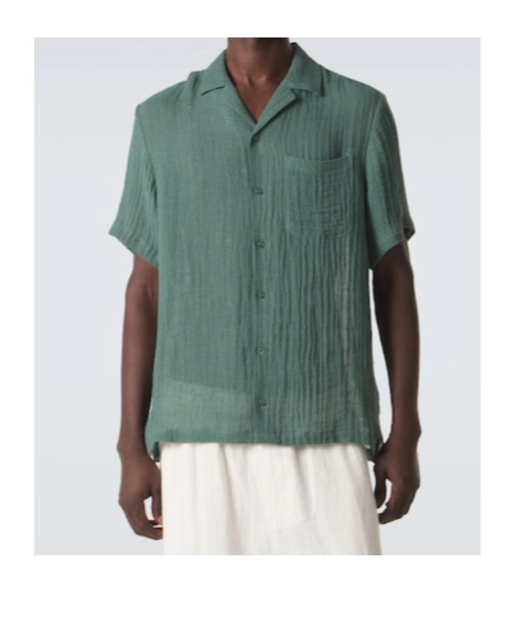 Le Kasha Botad Linen Bowling Shirt