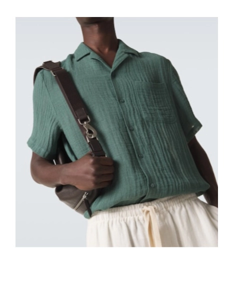 Le Kasha Botad Linen Bowling Shirt