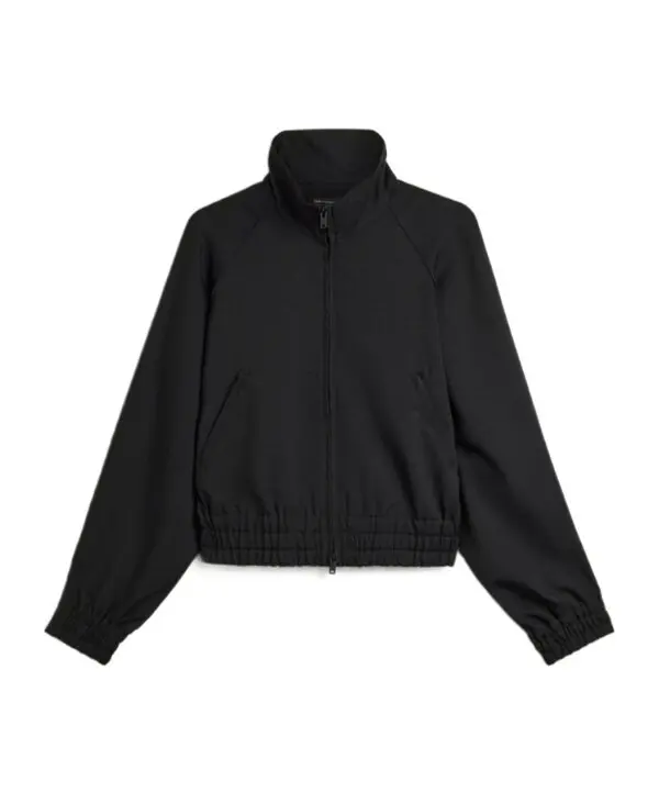 Y3 Button-detail Elasticated-waist Jacket - Black