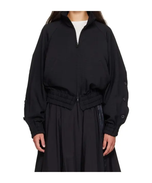 Y3 Button-detail Elasticated-waist Jacket
