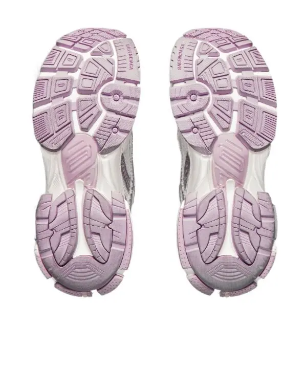 Balenciaga Runner Glitter Sneakers - White/lilac/pink