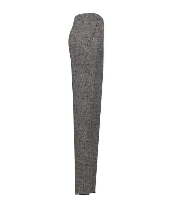 Emporio Armani Straight-leg Trousers With Pleat Details