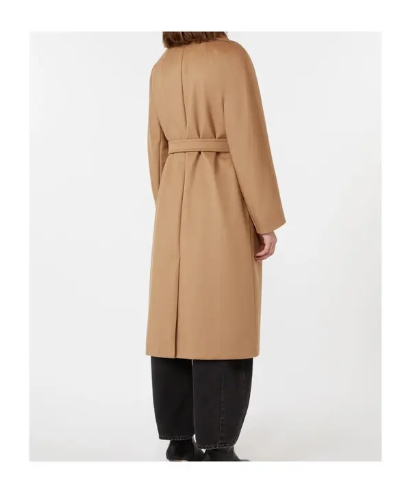 Max Mara Resina Belted Long Coat - Camel