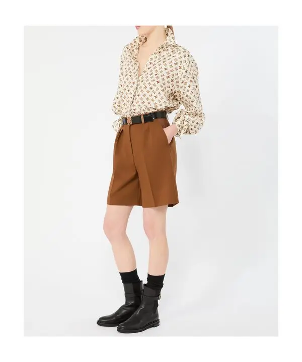 Max Mara Monogrammed Long-sleeved Shirt
