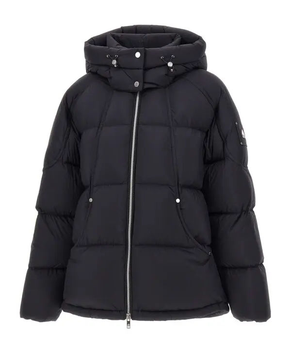 Moose Knuckles Zip-up Hooded Down Jacket