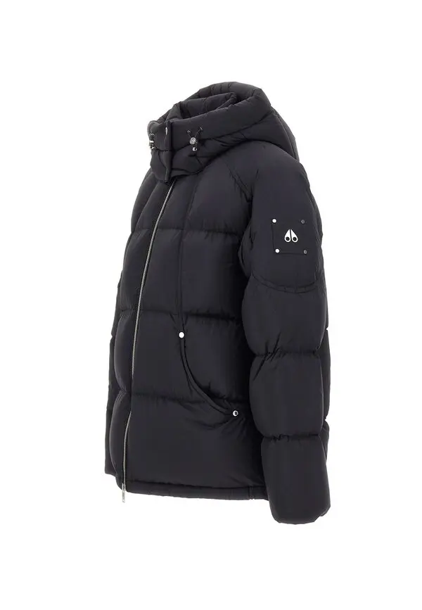 Moose Knuckles Zip-up Hooded Down Jacket
