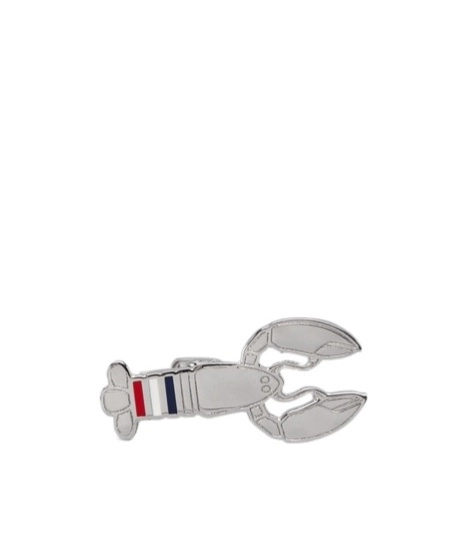 Thom Browne Lobster Sterling- Tie Bar - Silver