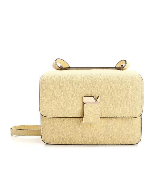 VALEXTRA Small Nolo Crossbody Bag - Nude