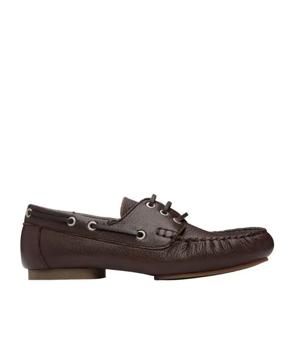 A.p.c. Camille Boat Shoes - Dark Brown