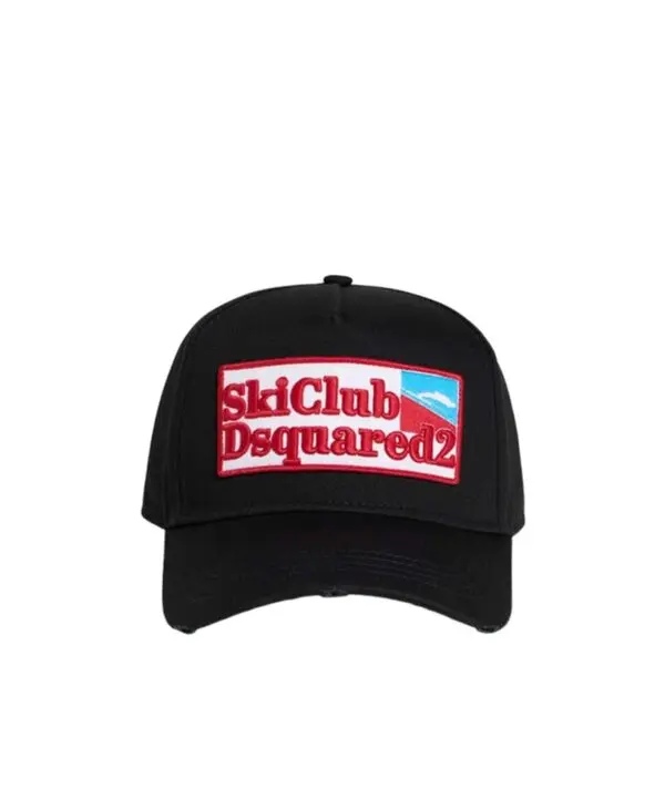 Dsquared2 Logo-patch Cotton Baseball Cap