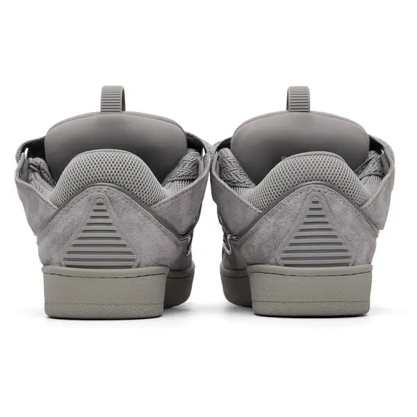 LANVIN Round Toe Lace-up Sneakers