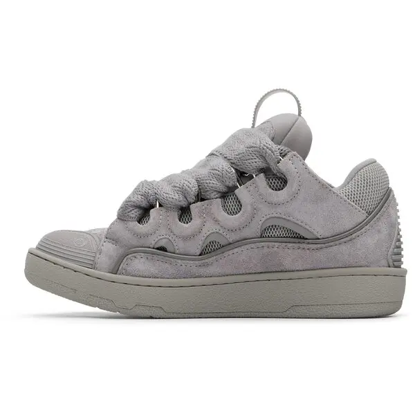 LANVIN Round Toe Lace-up Sneakers
