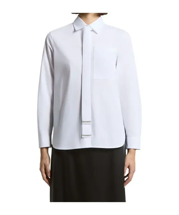 Peserico Patch-pocket Long-sleeved Shirt - White