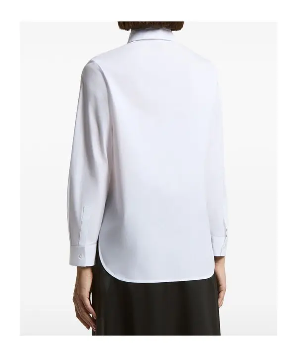 Peserico Long-sleeved Shirt With Embellished Detail