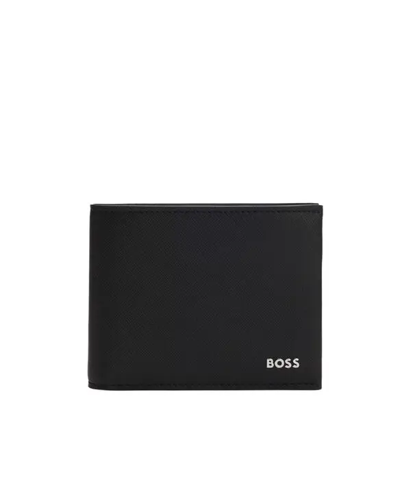 Hugo Boss Northon Logo-plaque Bi-fold Wallet - Black