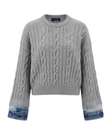 HAIKURE Crew-neck Sweater - Grey