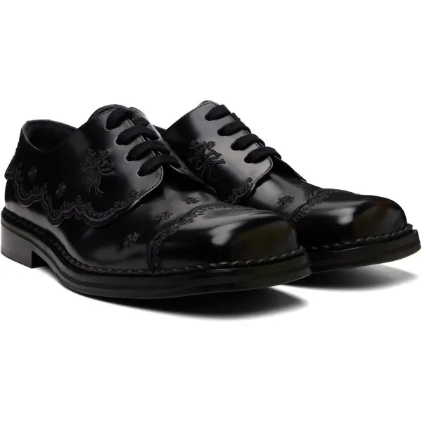 Simone Rocha Floral-lace Brogues
