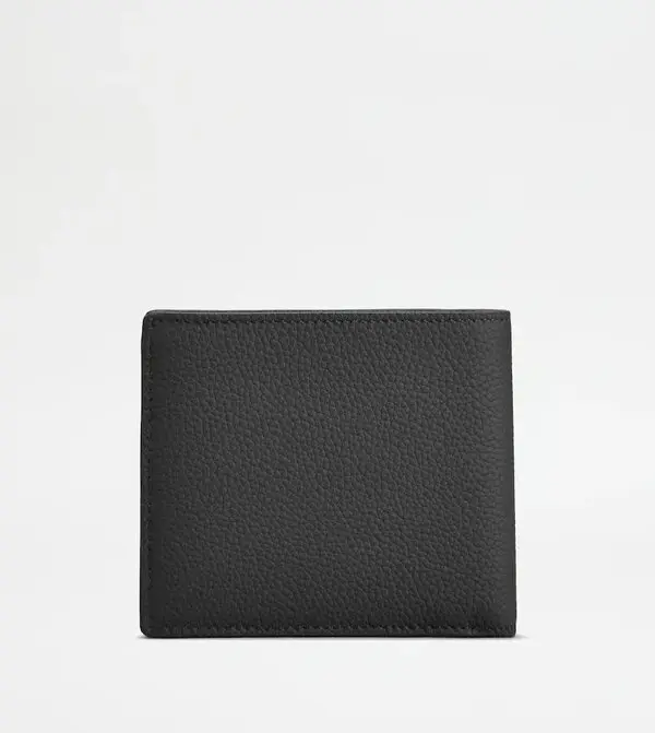 TOD'S T Timeless Pebbled-leather Wallet