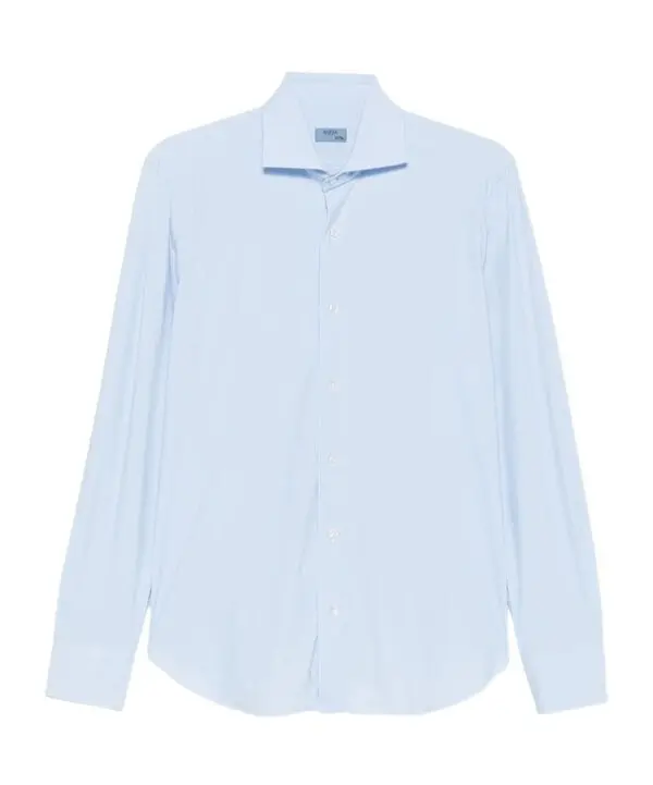 BARBA NAPOLI Long-sleeved Shirt - Light Blue