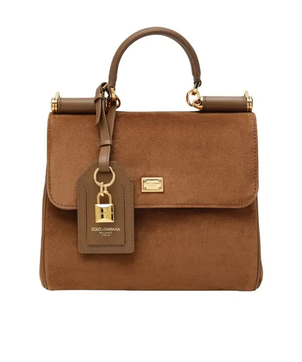 Dolce & Gabbana Dolce Gabbana Small My Sicily Handbag - Camel