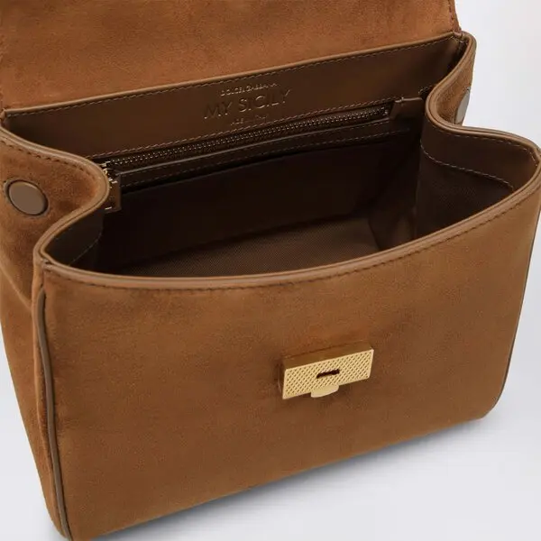 Dolce & Gabbana Small My Sicily Handbag - Camel