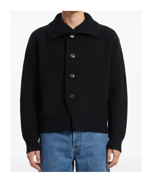 Dries Van Noten Long-sleeve Ribbed Cardigan