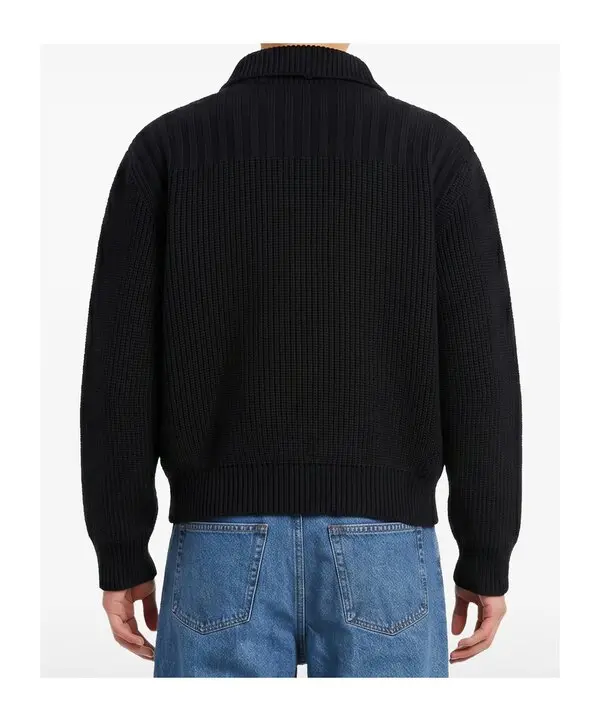 Dries Van Noten Long-sleeve Ribbed Cardigan