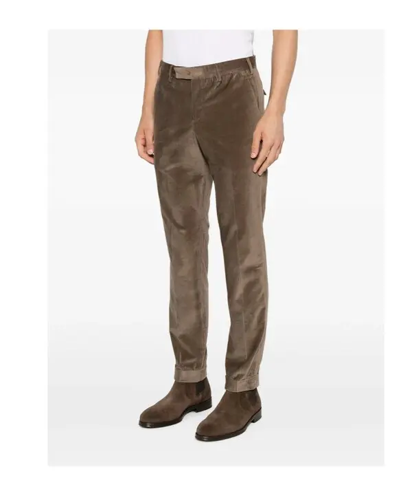 PT TORINO Corduroy Trousers With Belt Loops