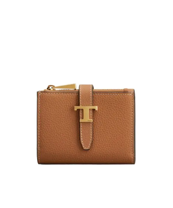 TOD'S T Timeless Zip Wallet
