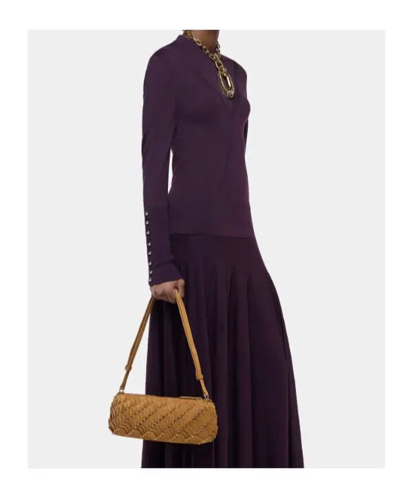 Rabanne Button-cuff Knitted Sweater