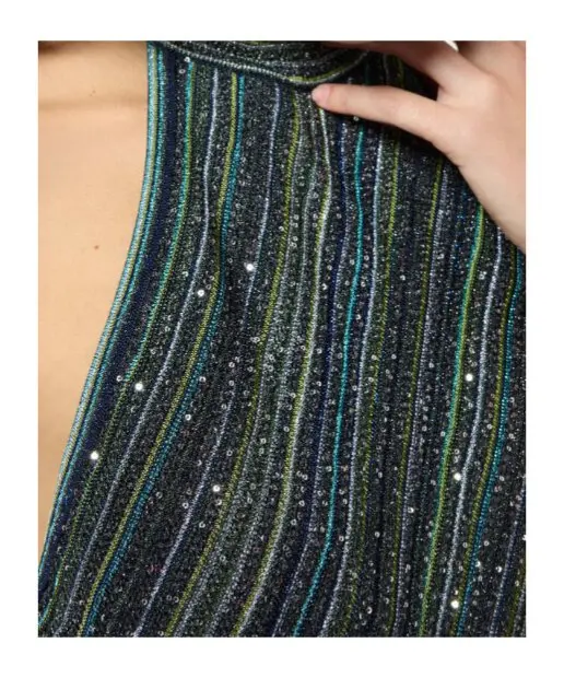Missoni Mini Dress With Open Back And Sequins