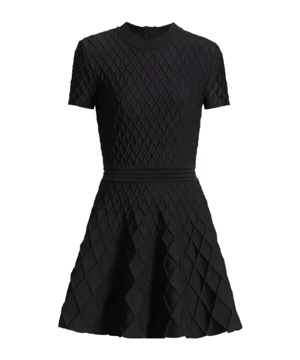 Balmain Flared Knit Dress